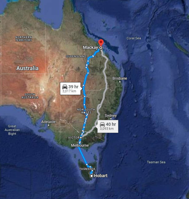 Hobart to Mackay Backload Removals | Mackay Backloading